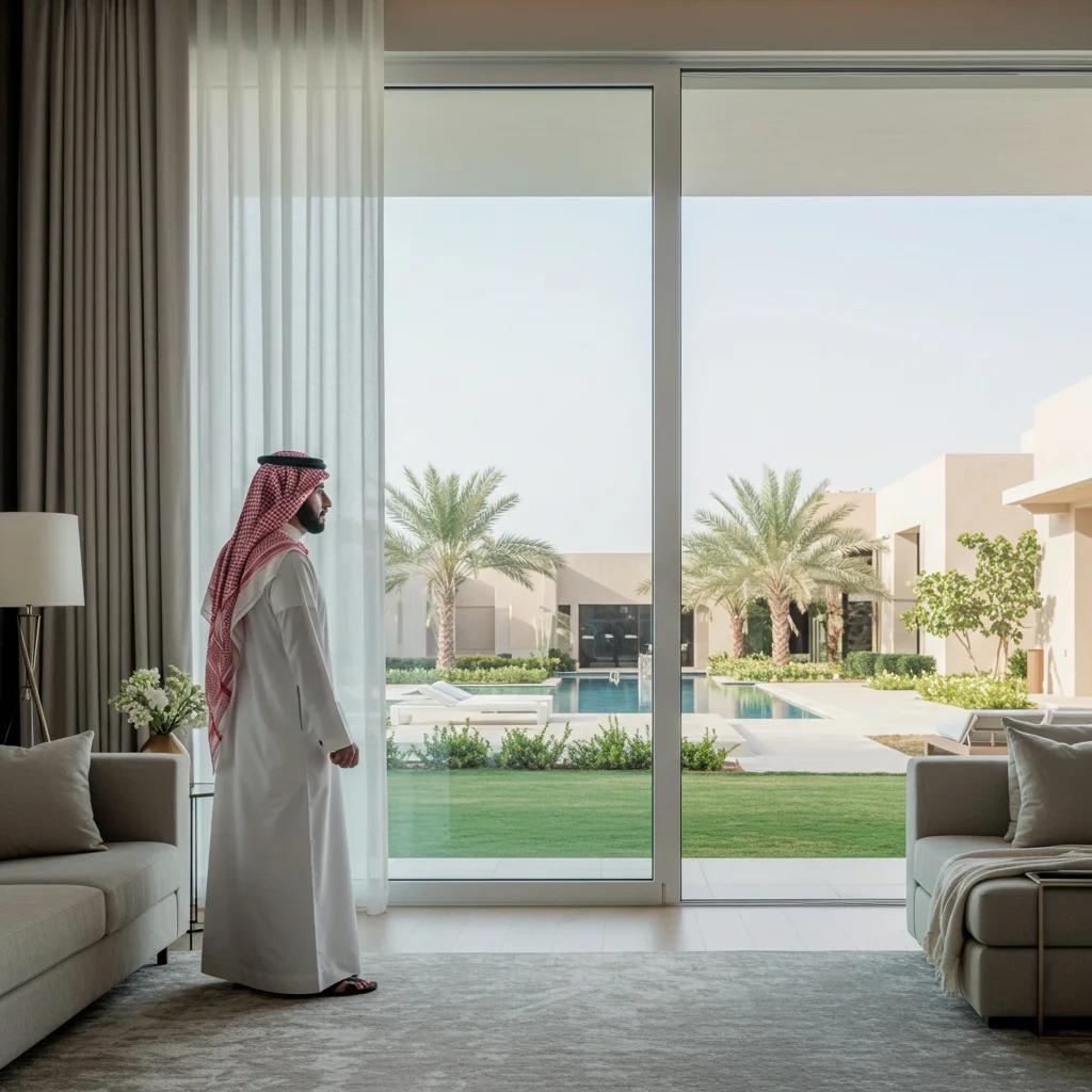 uPVC Sliding Doors in KSA | Space-Saving & Elegant - Home View