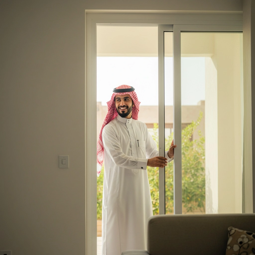 uPVC Sliding Doors in KSA | Space-Saving & Elegant - Home View